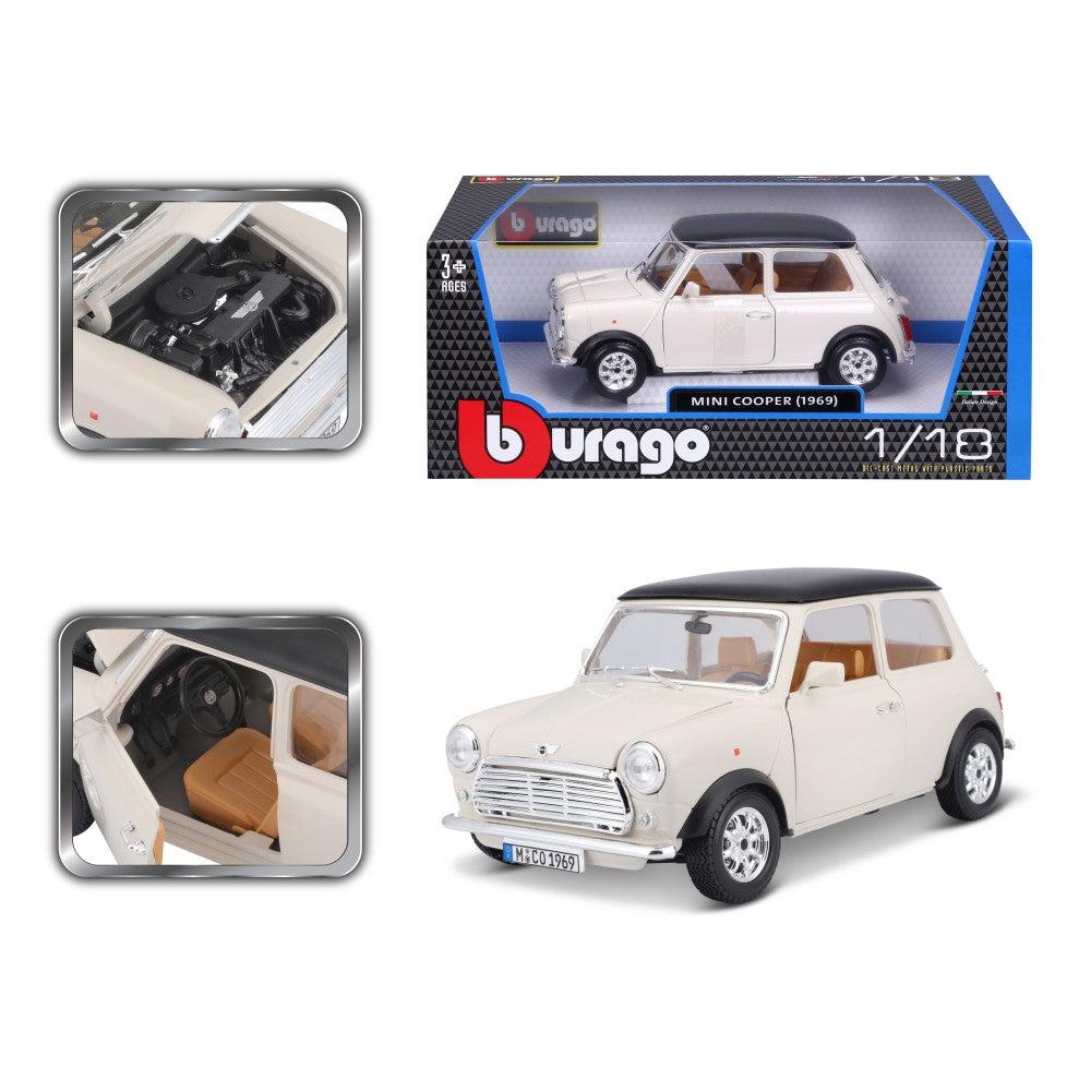 Bburago 1/18 1969 Mini Cooper – GP Models