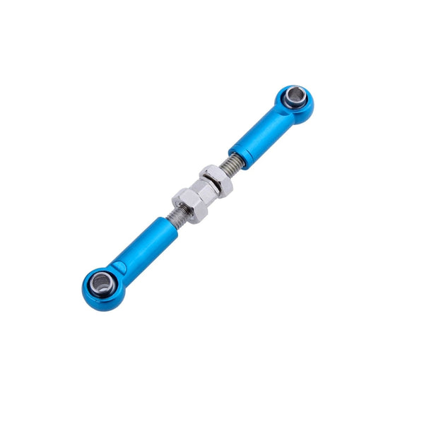 hobby details -46x4.6mm m3 turnbuckle 2 pieces set blue and silver ( s ...