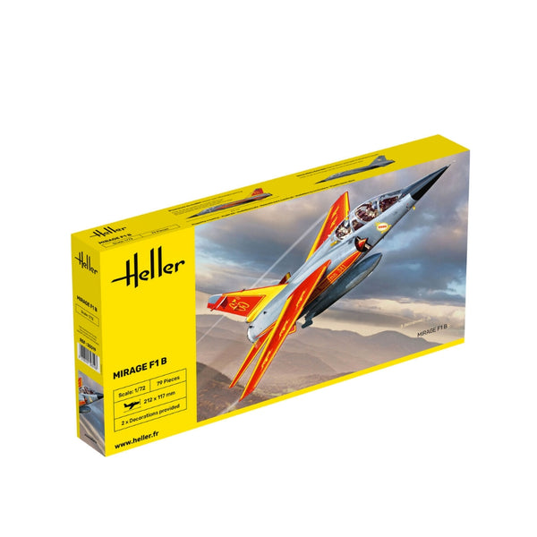 HELLER -DASSAULT MIRAGE F1 B PLASTIC MODEL KIT 1/72 SCALE HELLER – GP ...