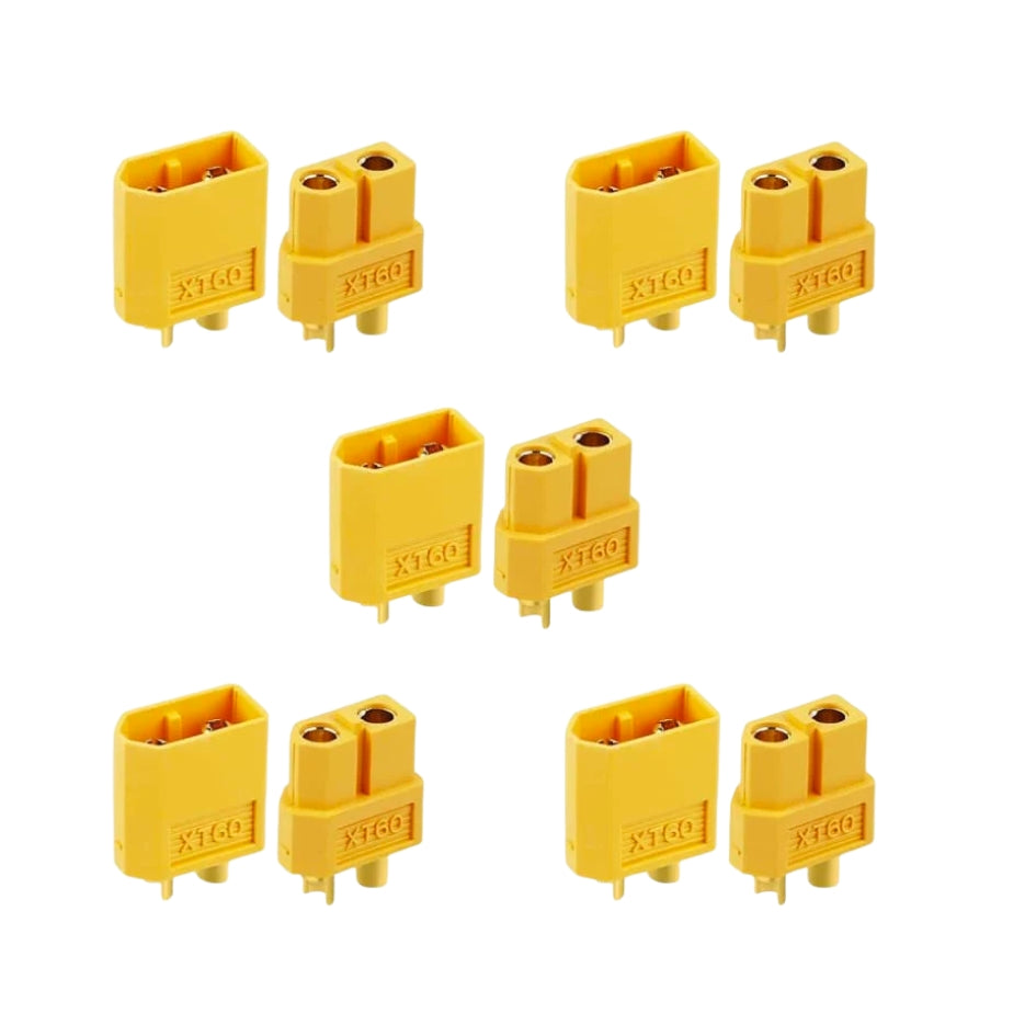 XT60 CONNECTOR (MALE AND FEMALE 10 PIECES ) – GP Models