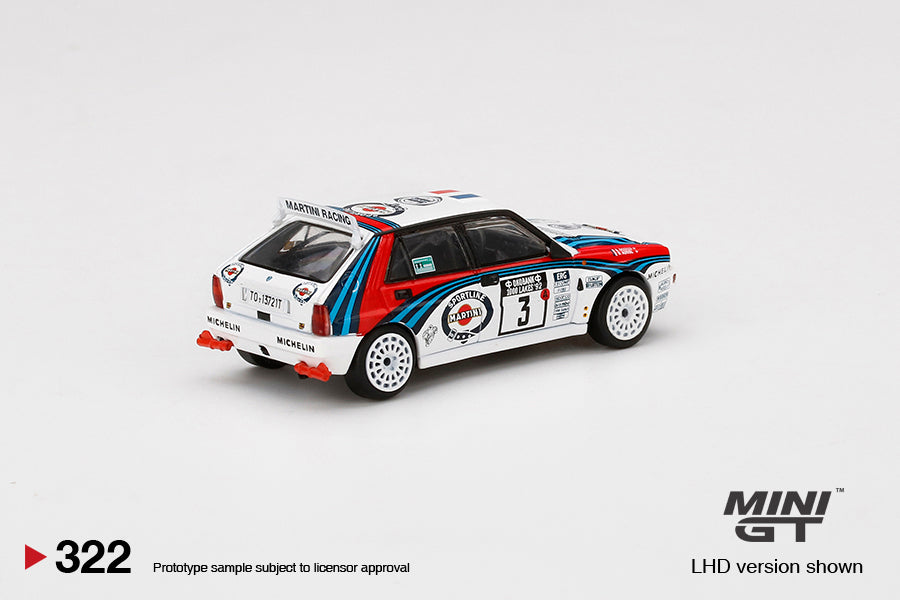 1/64 MINI GT Lancia Delta HF Integrale Evoluzione 1992 Rally 1000 Lake ...