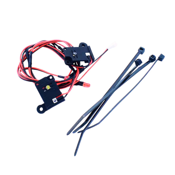 HOBBY DETAILS TRX4M Climbing Car LED Front and Rear Lights Roof Round ...