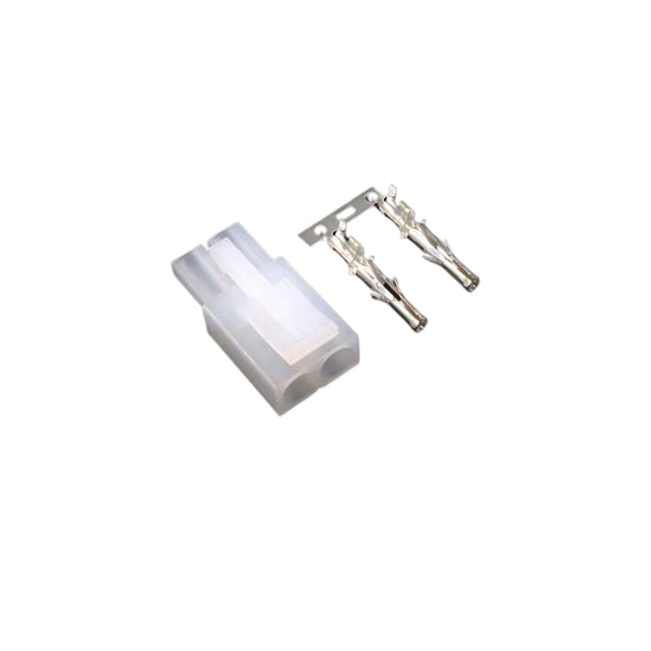 Tamiya 2 Pin Female Male EL Connector 4.5mm Pitch Socket Plug Motor Co ...