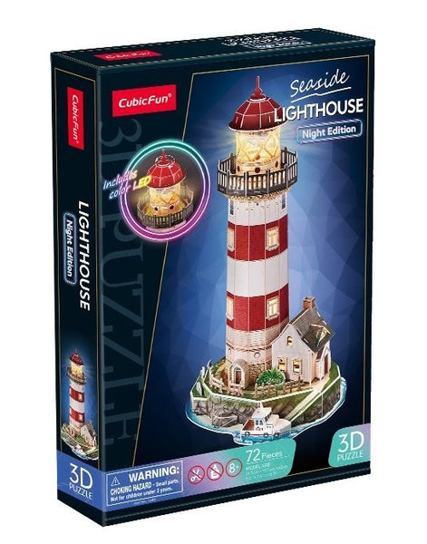 LIGHTHOUSE WITH LED - 72PCS 3D PUZZLE – GP Models