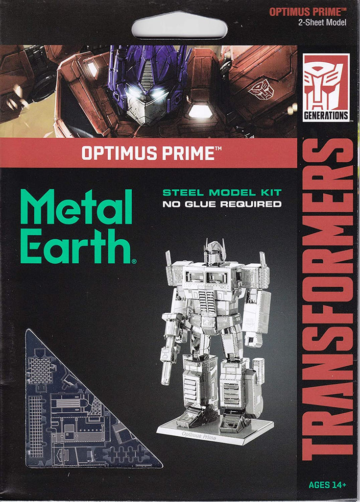 Metal Earth Fascinations Transformers Optimus Prime 3D Metal Model Kit ...