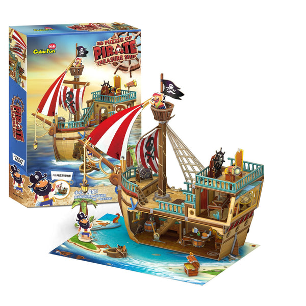 Pirate Treasure Ship 157 Pcs- – GP Models